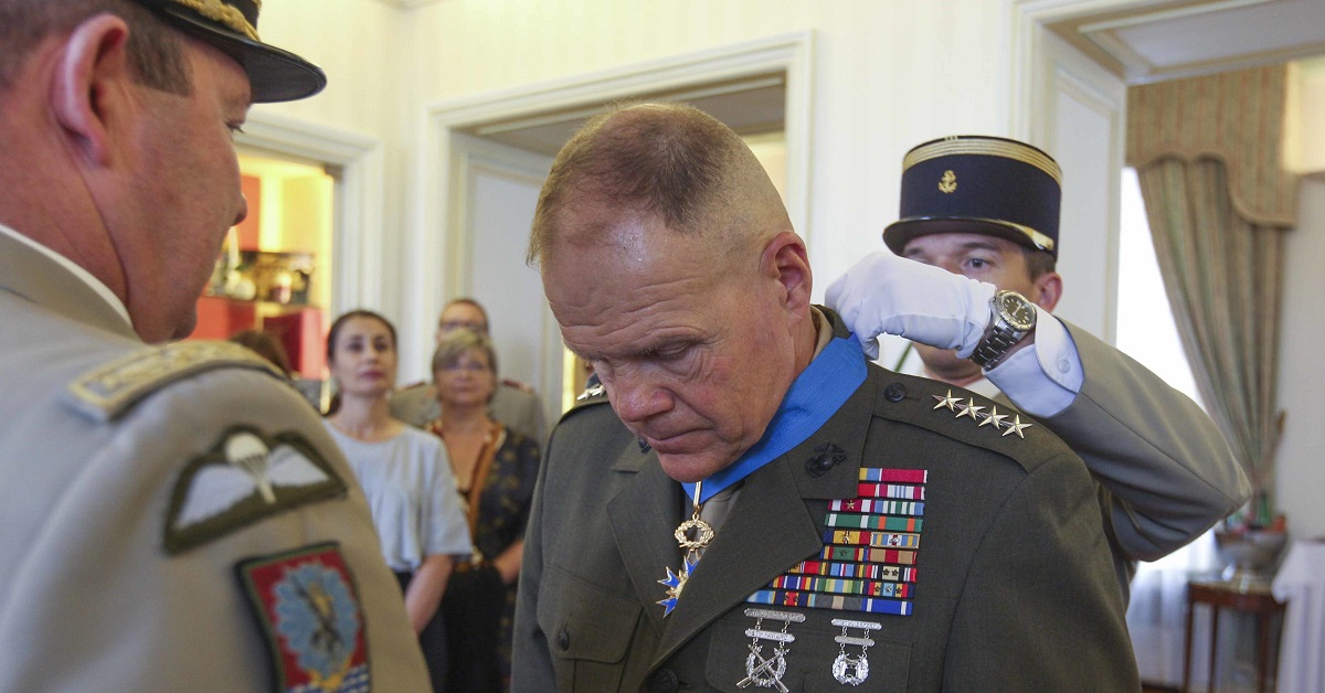 Commandant awarded French National Order of Merit