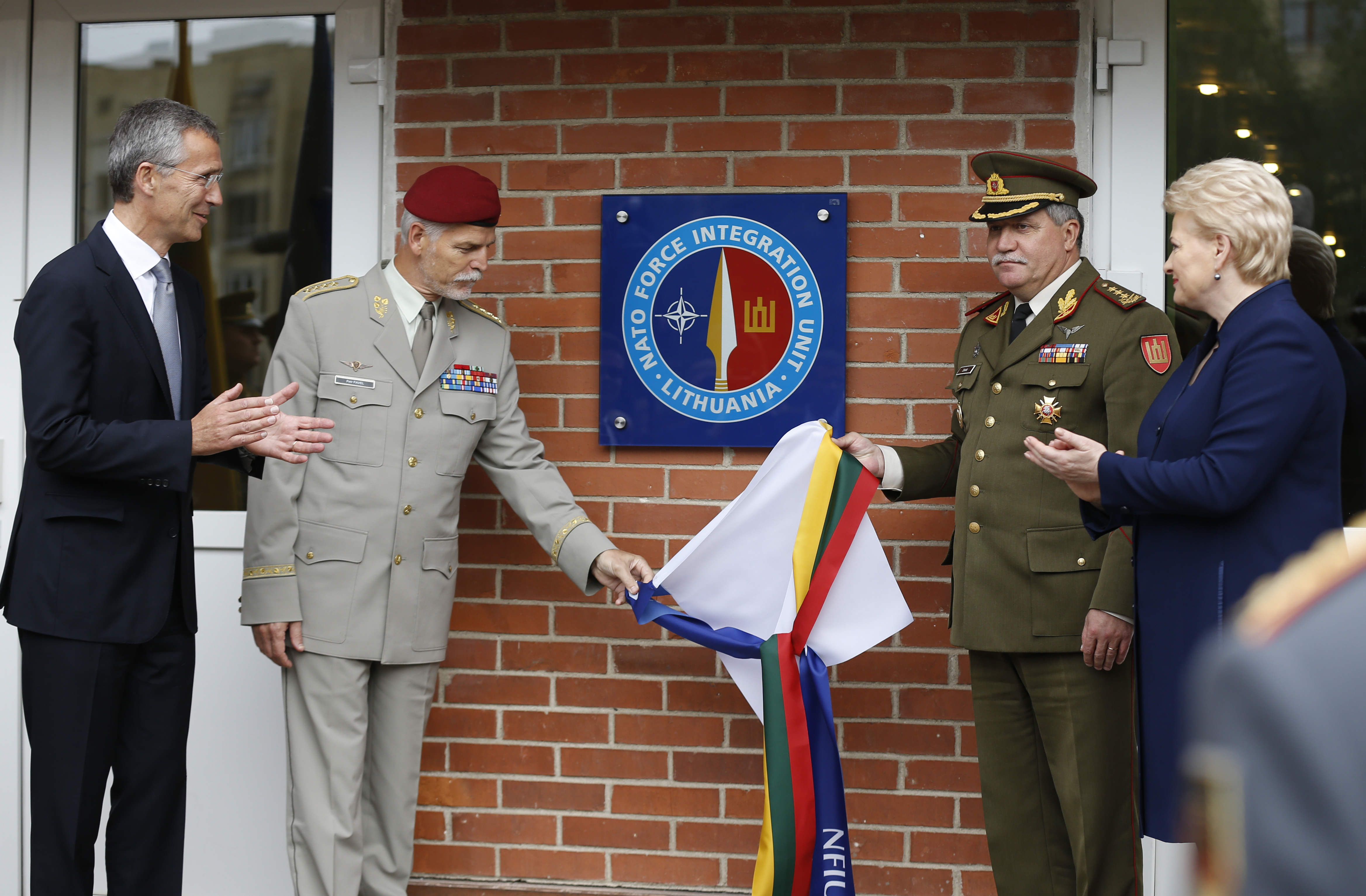 NATO opens military center in Lithuania amid Ukraine crisis