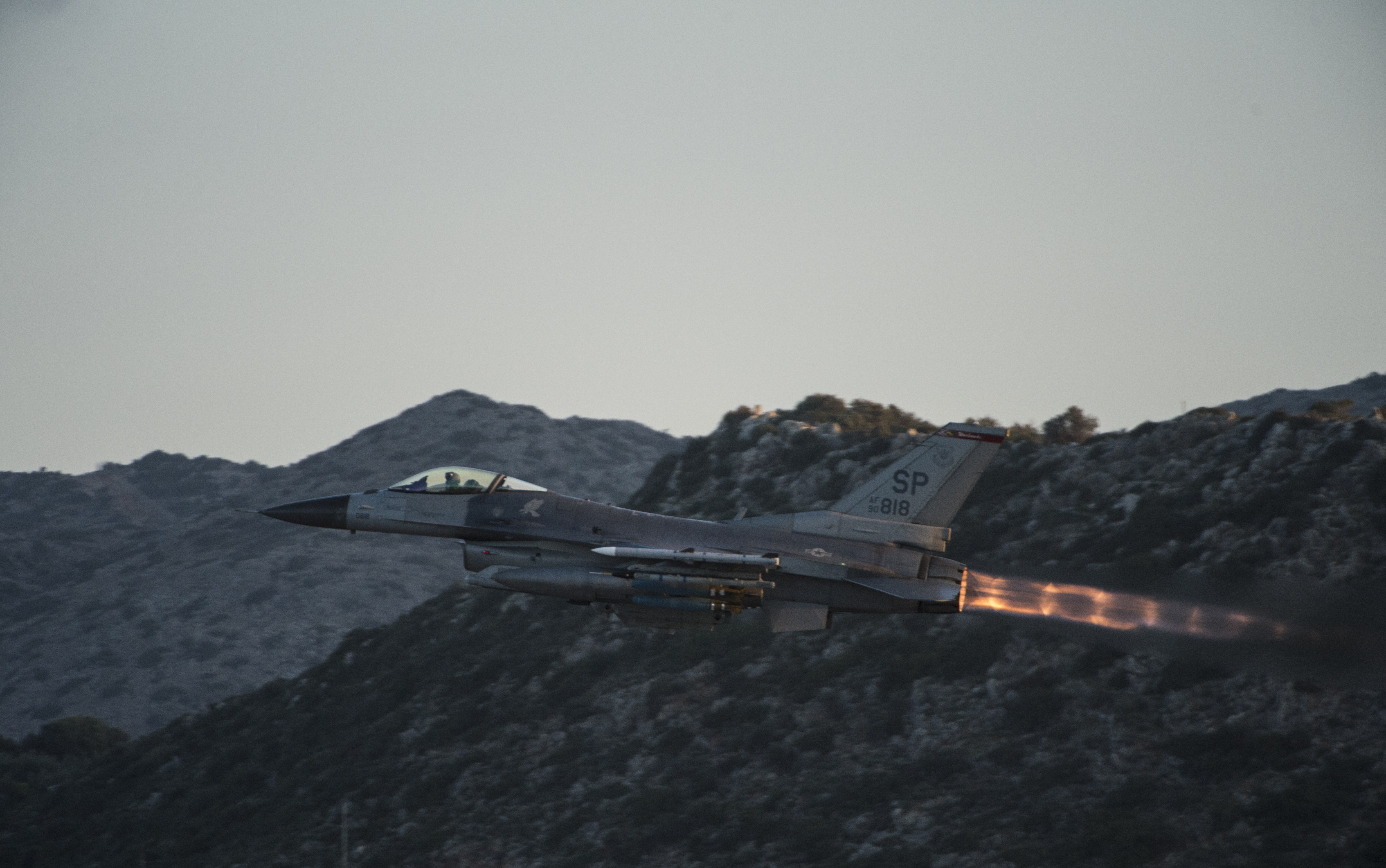 Photos: U.S. F-16s fly with Greek air force