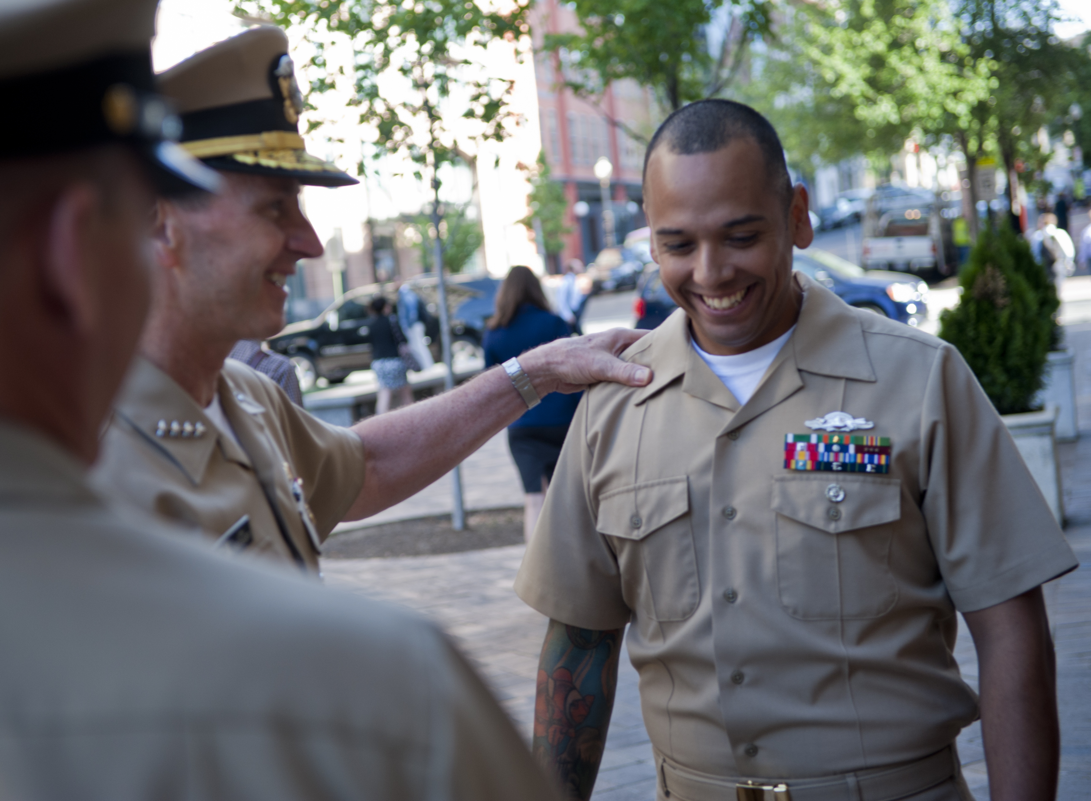 Navy's top 1st classes pinned to chief at ceremony