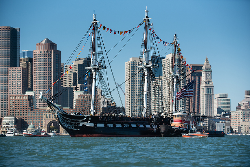 'Old Ironsides': USS Constitution gets underway, if just around the harbor