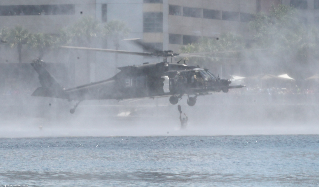 Special ops rescue Tampa mayor from terrorists (as part of a demo at SOFIC)