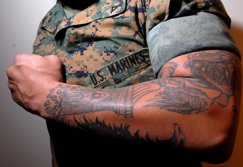 Combat Vets Say Tattoo Policy Is Big Barrier To Re enlistment Combat Vets Say Tattoo Policy Is Big Barrier To Re enlistment