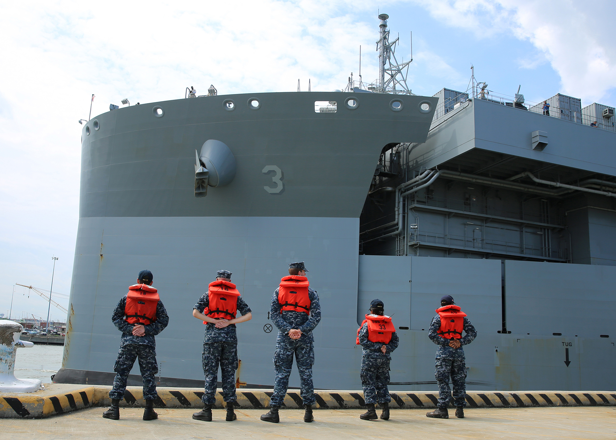 Aboard the Lewis B. Puller