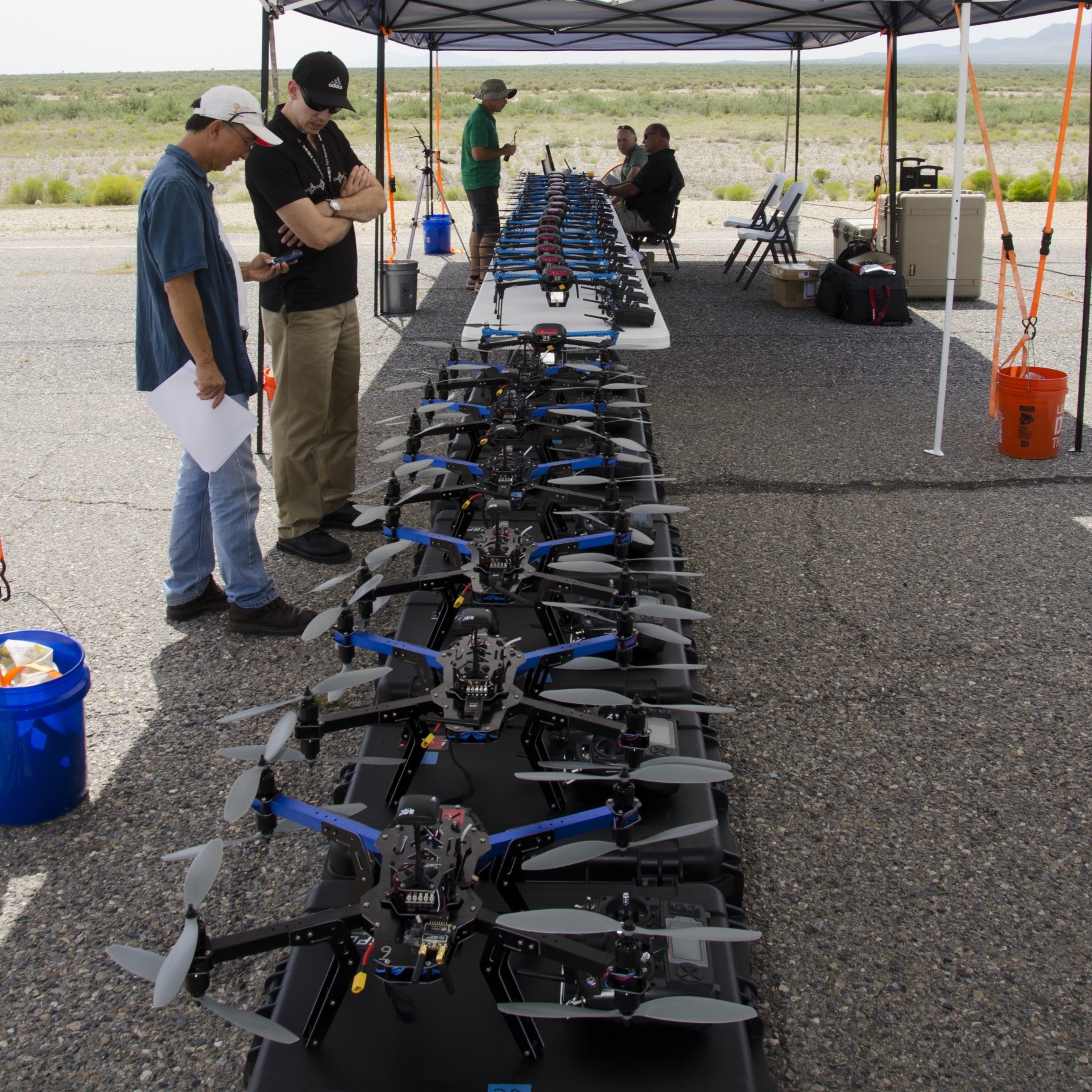 DARPA awards first contracts in drone swarms project